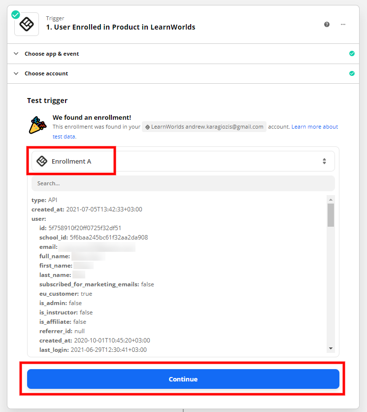 How to Create a Zap (Zap example) : LearnWorlds Help Center