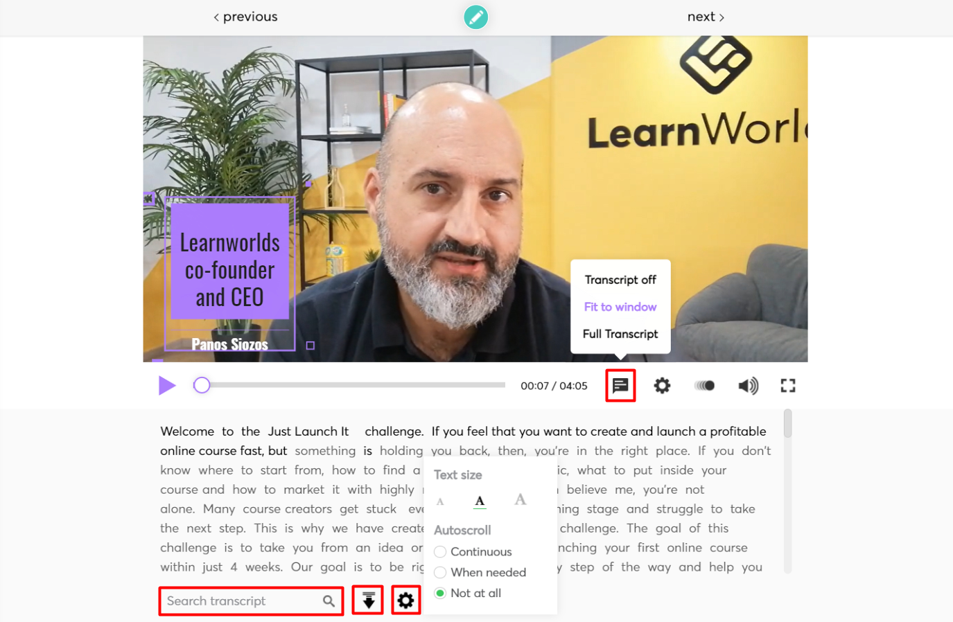 Video Player Setup : LearnWorlds Help Center