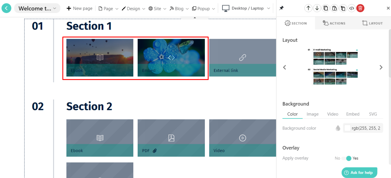 How to Customize the Course Layout Page - Course Contents Section ...
