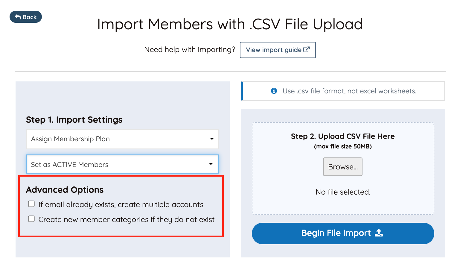 How To Import Members Via CSV File | Brilliant Directories Documentation | BD Support