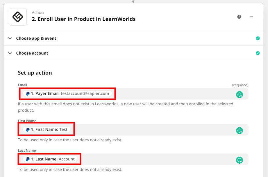 How to Create PayPal Buttons and Automatically Enroll Users via Zapier : LearnWorlds Help Center