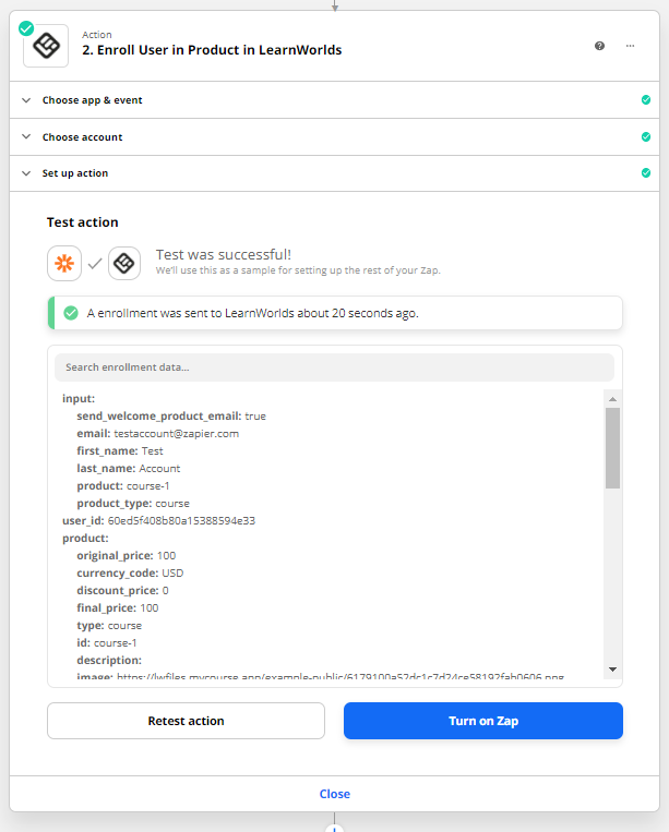 How to Create PayPal Buttons and Automatically Enroll Users via Zapier : LearnWorlds Help Center