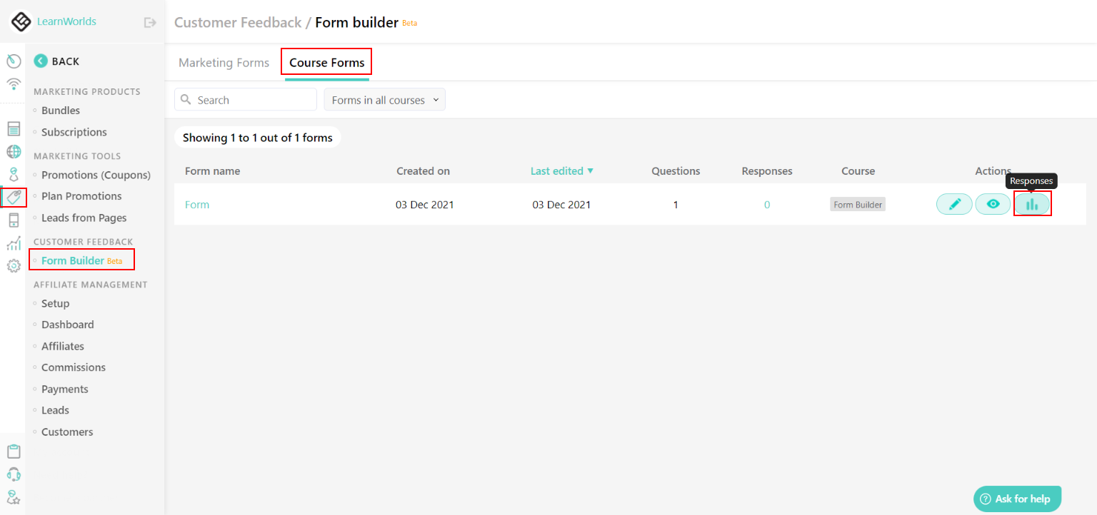 How to Create a Form Learning Activity : LearnWorlds Help Center