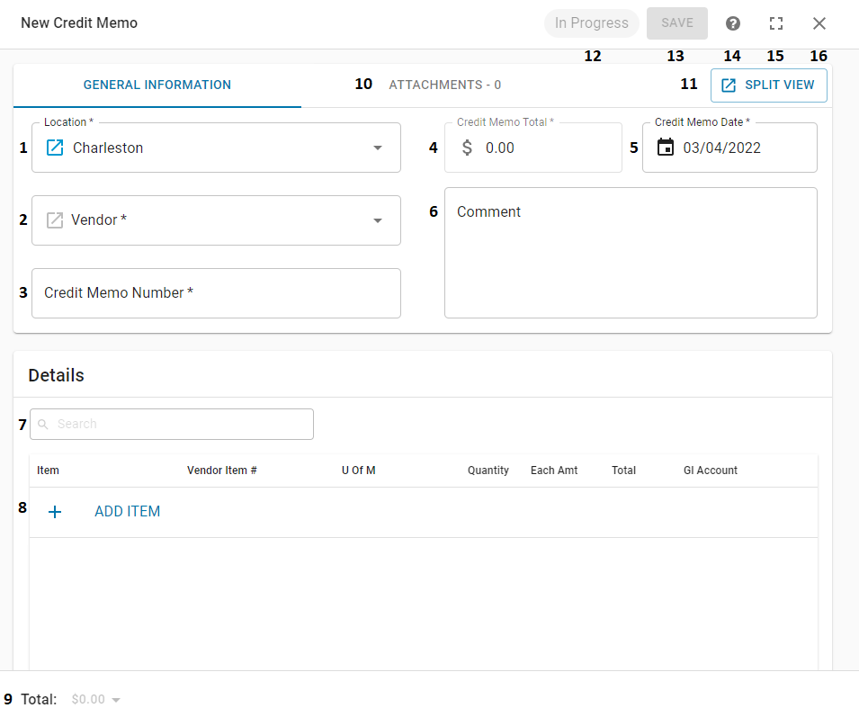 AP Credit Memos Create A Credit Memo Support Center AP Credit Memos Create A Credit Memo Support Center