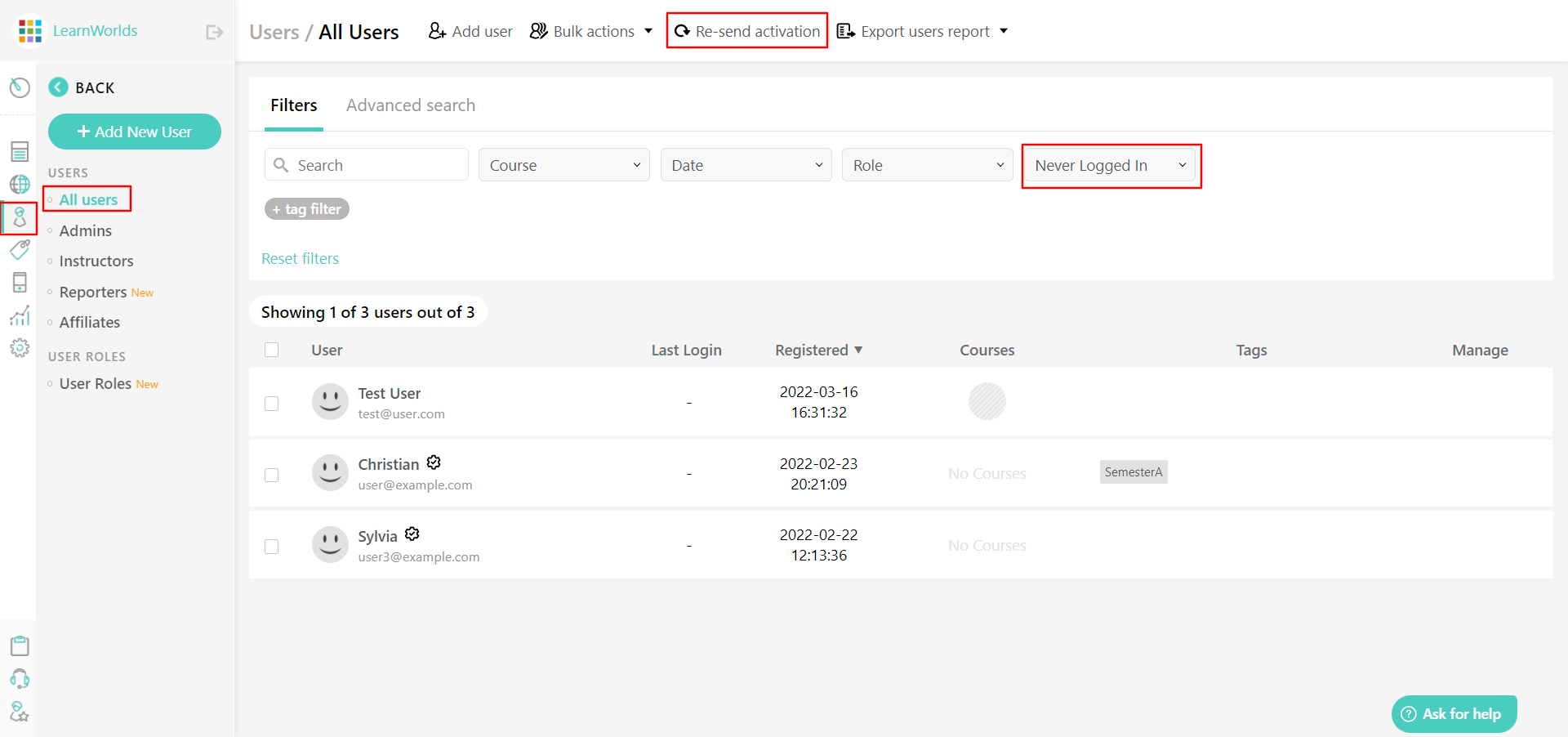 How to Resend an Activation Email to Manually Imported Users ...
