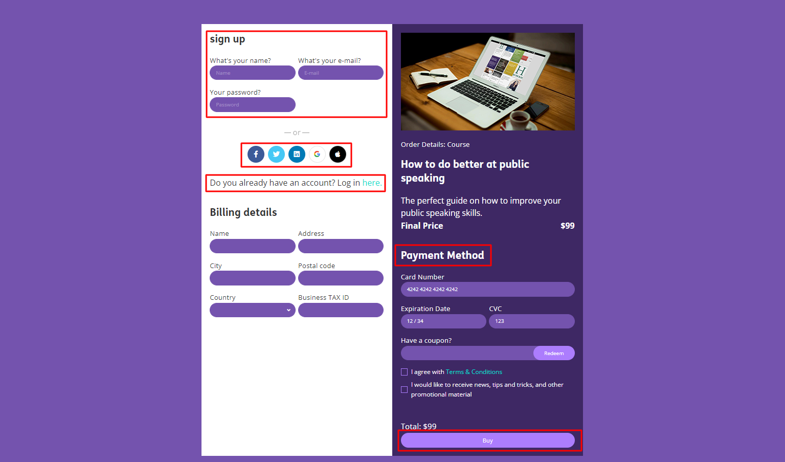 User's Guide - How Can Users Create a New Account : LearnWorlds Help Center