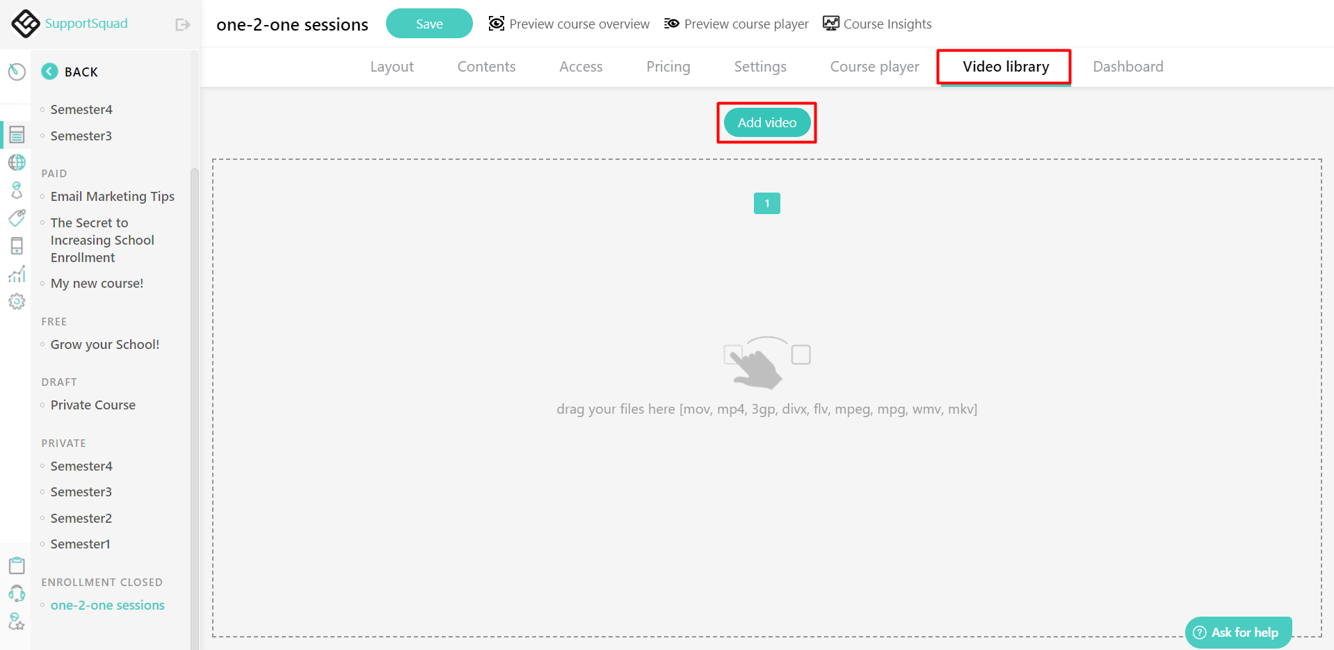 How to Upload Videos to your Video Library : LearnWorlds Help Center