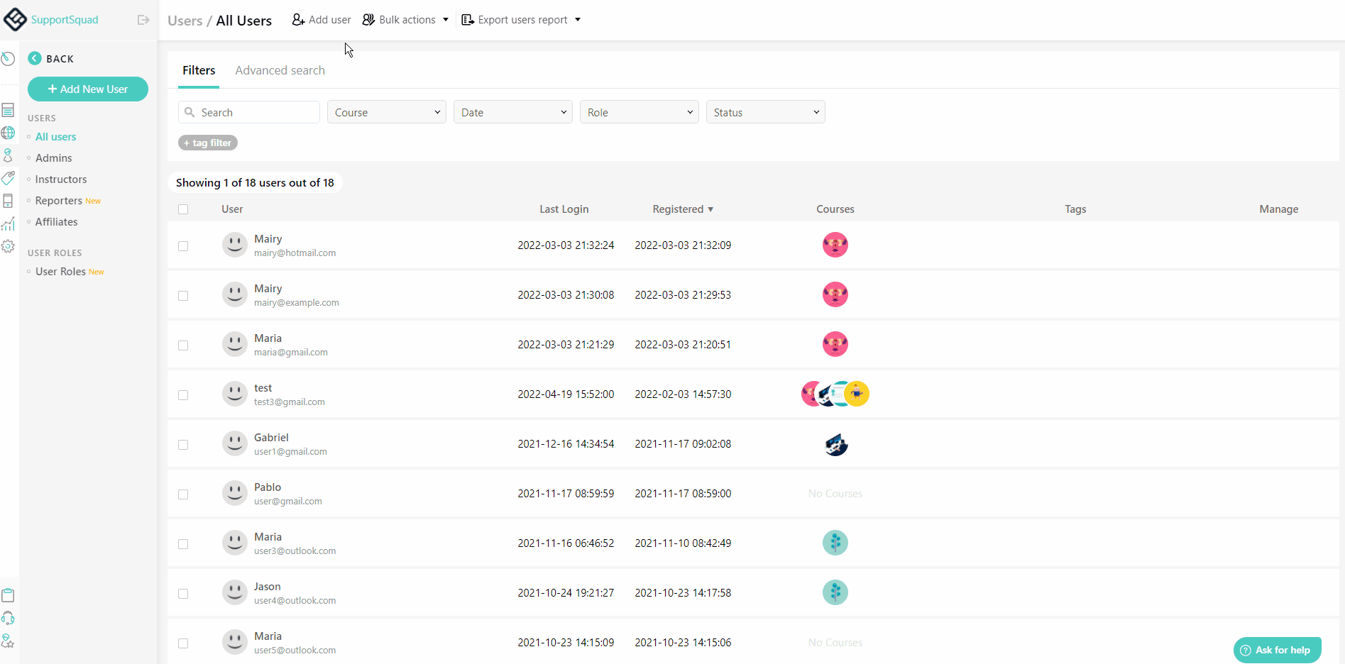 How to Create a Test User Account : LearnWorlds Help Center