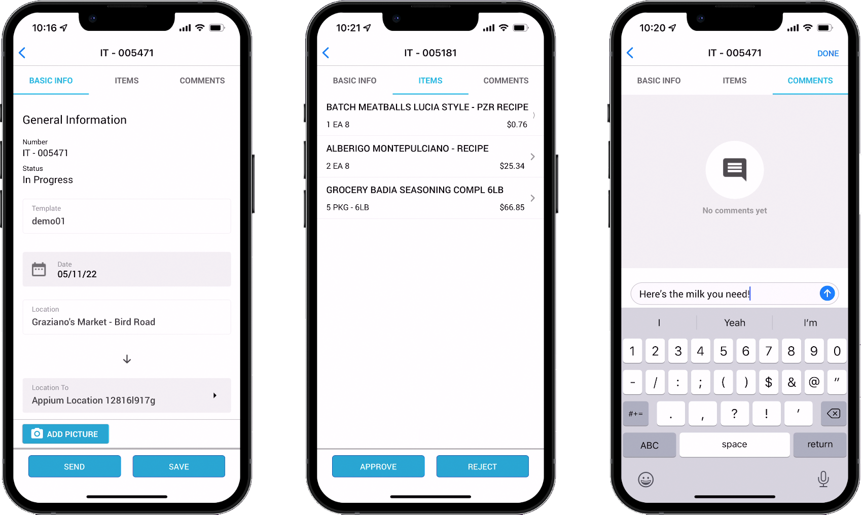 R365 Red App: Item Transfers Overview and Security : Support Center