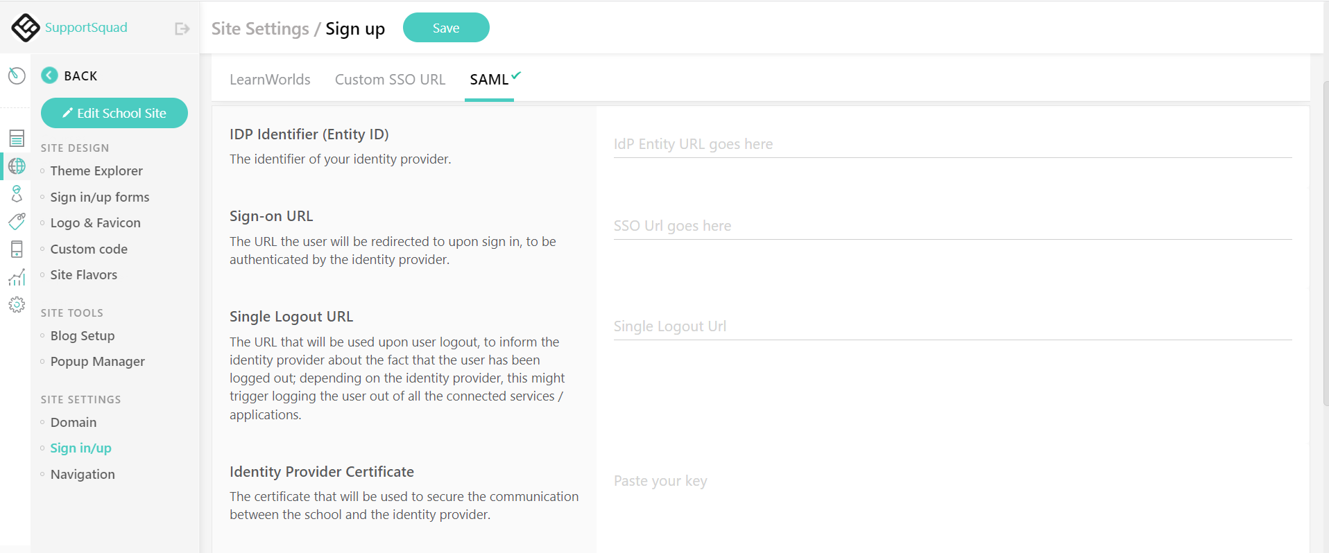 How to Use OneLogin with Learnworlds SAML SSO : LearnWorlds Help Center