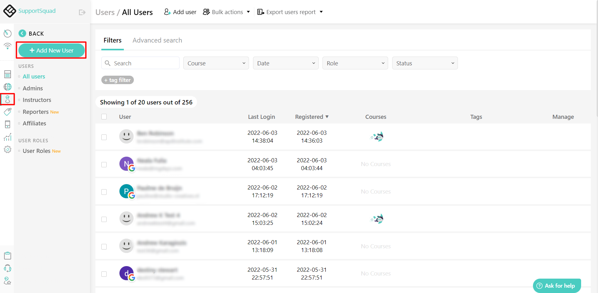 How to Set a Test User for App Reviewer : LearnWorlds Help Center