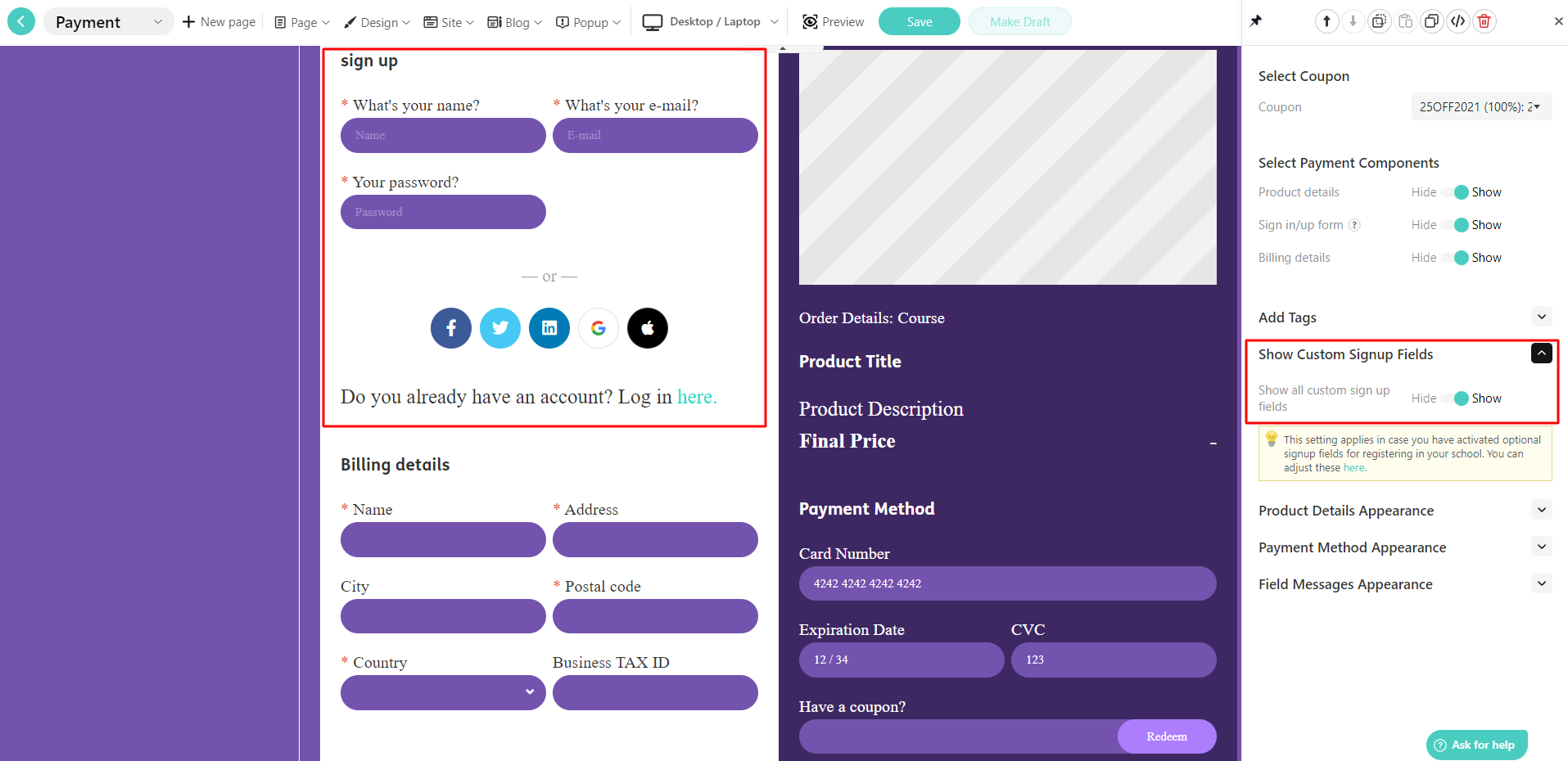 How to Set up the Payment/Navigation Flow of your Products : LearnWorlds Help Center