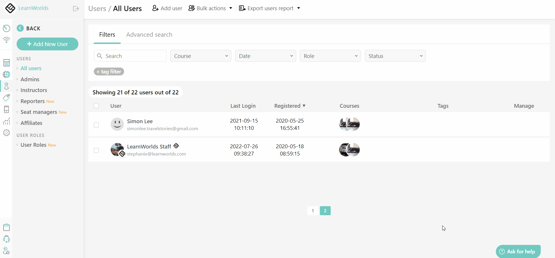 How to Create an Instructor Account : LearnWorlds Help Center