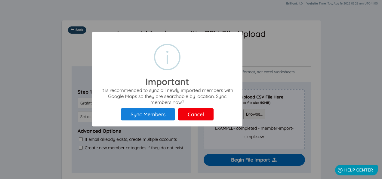 How To Import Members Via CSV File | Brilliant Directories Documentation | BD Support