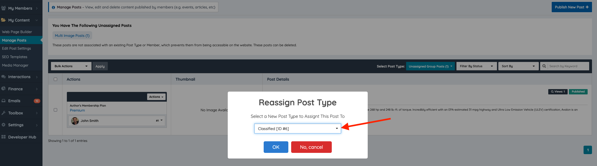 Content » Manage Posts | Brilliant Directories Documentation | BD Support