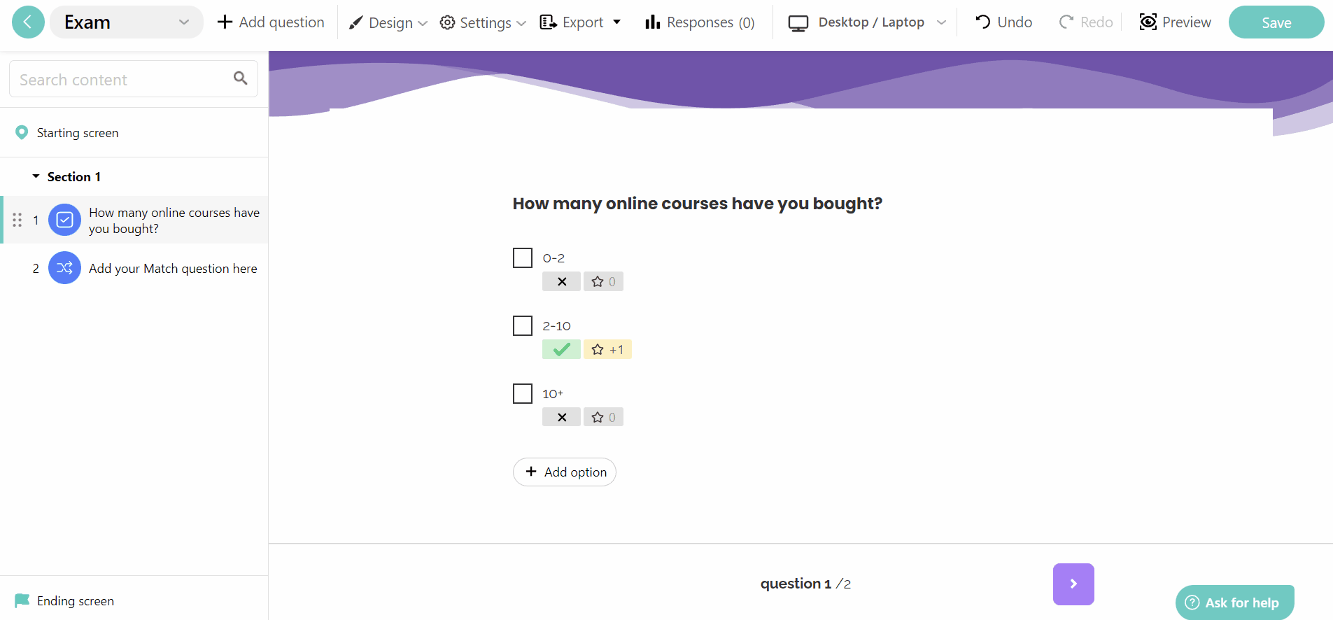 How to Customize the Design of your Assessments : LearnWorlds Help Center