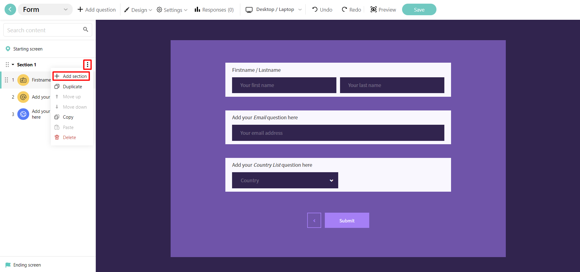 How to Create a Form Learning Activity : LearnWorlds Help Center