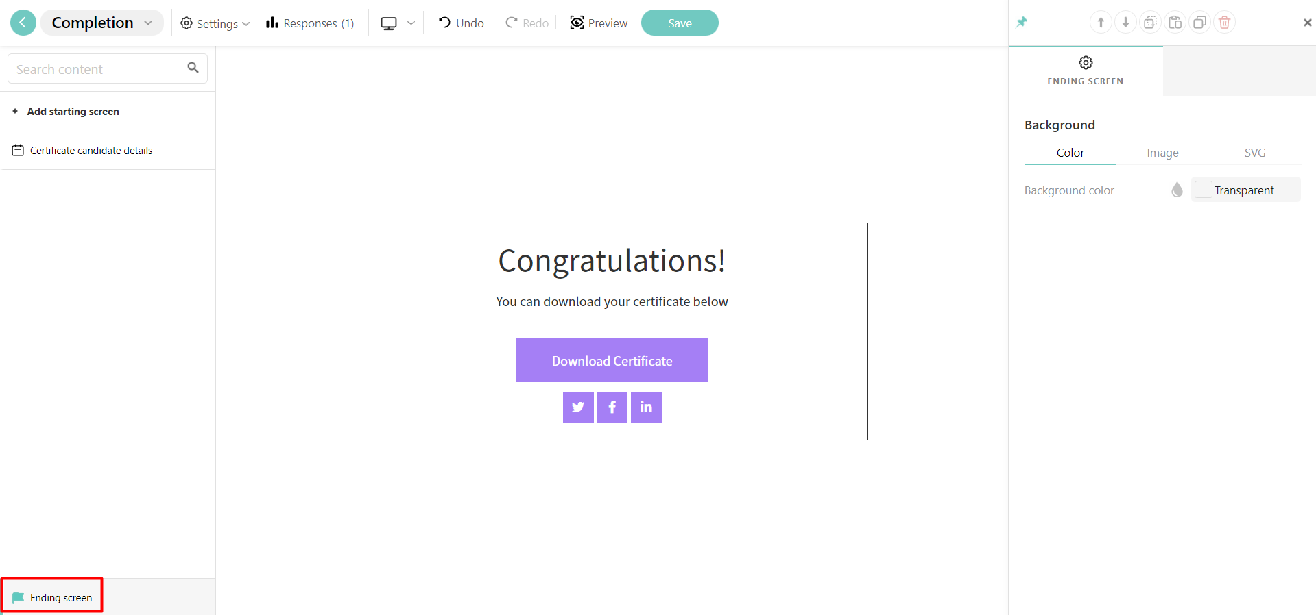 How to Create a Certificate of Completion : LearnWorlds Help Center