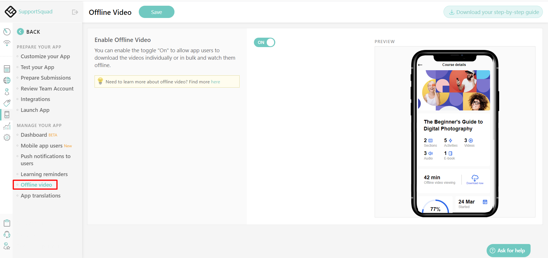 How to Allow Mobile App Users to Download and Watch Videos Offline ...