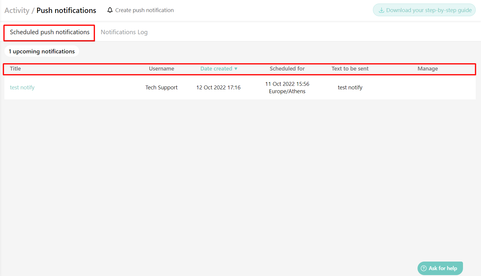 How to Manage your App's Push Notifications : LearnWorlds Help Center