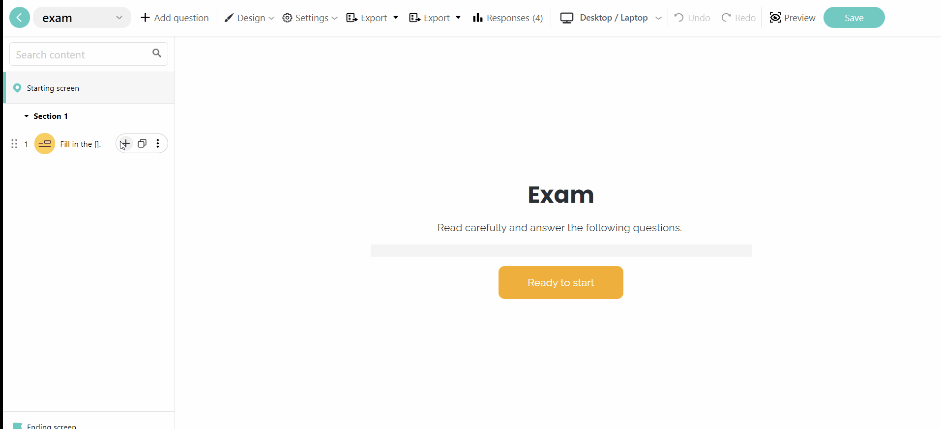 How to Create an Exam (Graded Assessment) : LearnWorlds Help Center