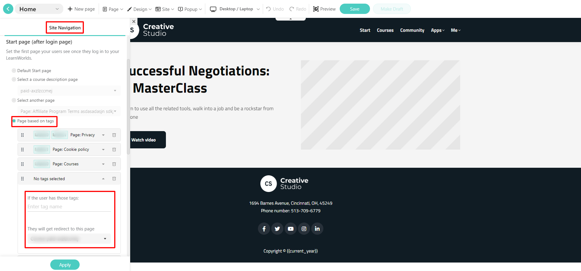 How to Create and Use Tags : LearnWorlds Help Center