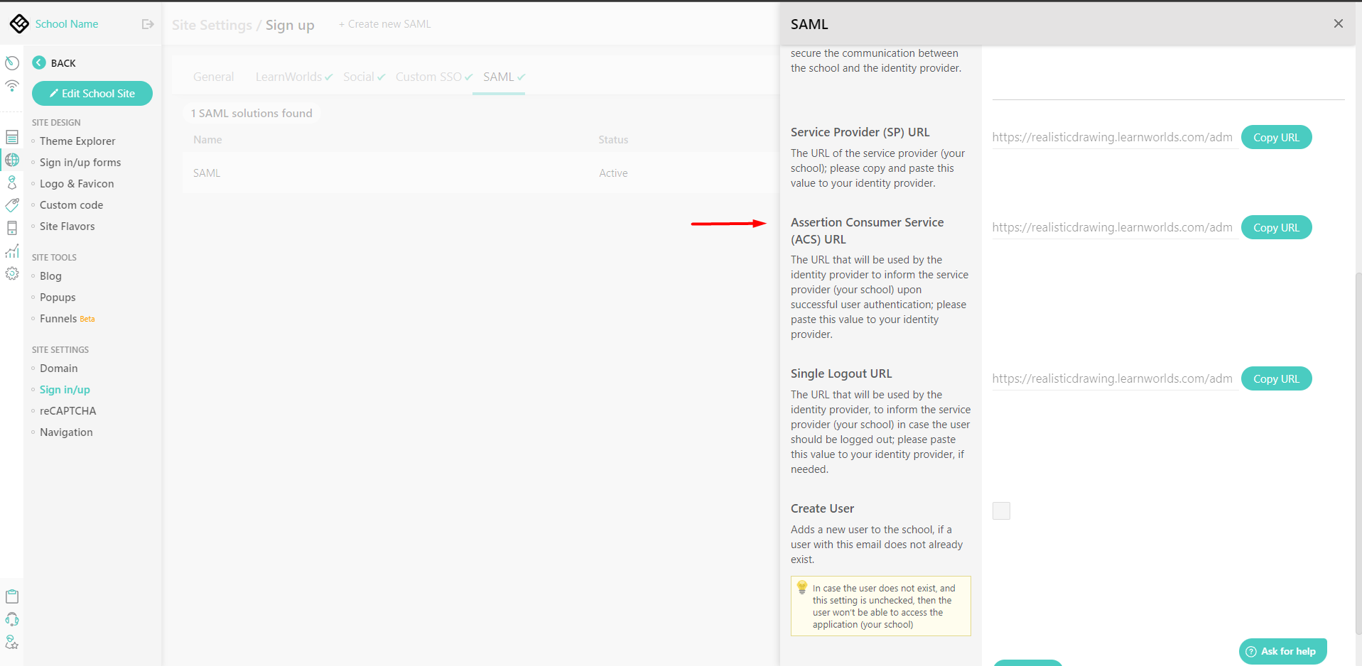 How to Use Auth0 with Learnworlds SAML SSO : LearnWorlds Help Center