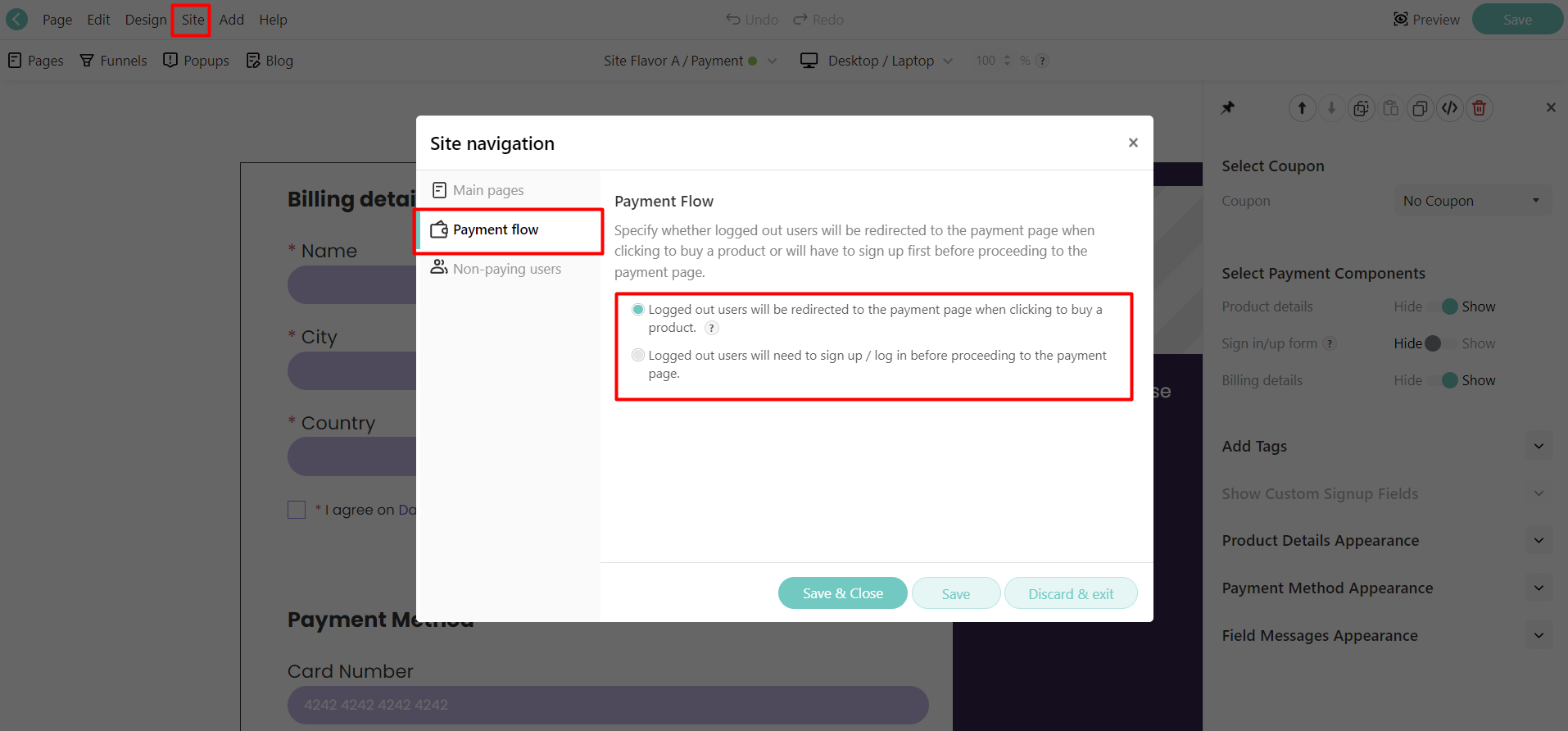 How to Customize your School's Payment Page : LearnWorlds Help Center
