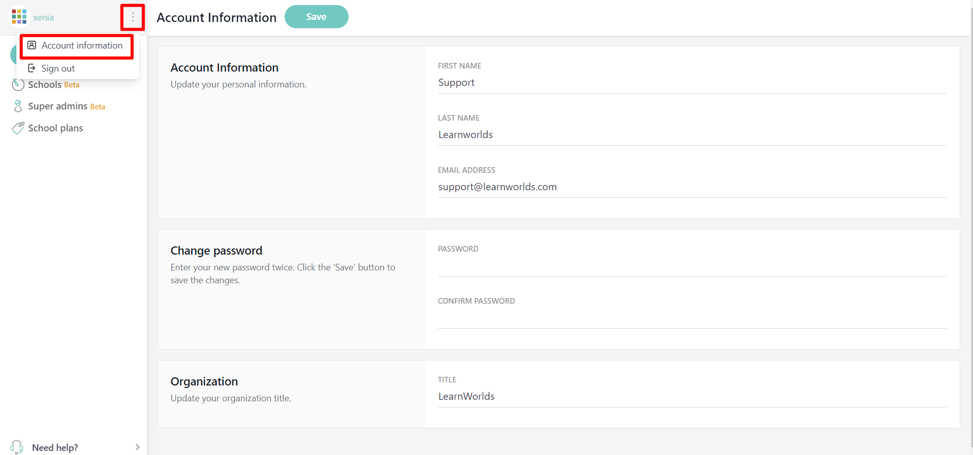 Multiple LearnWorlds Schools Dashboard Overview : LearnWorlds Help Center
