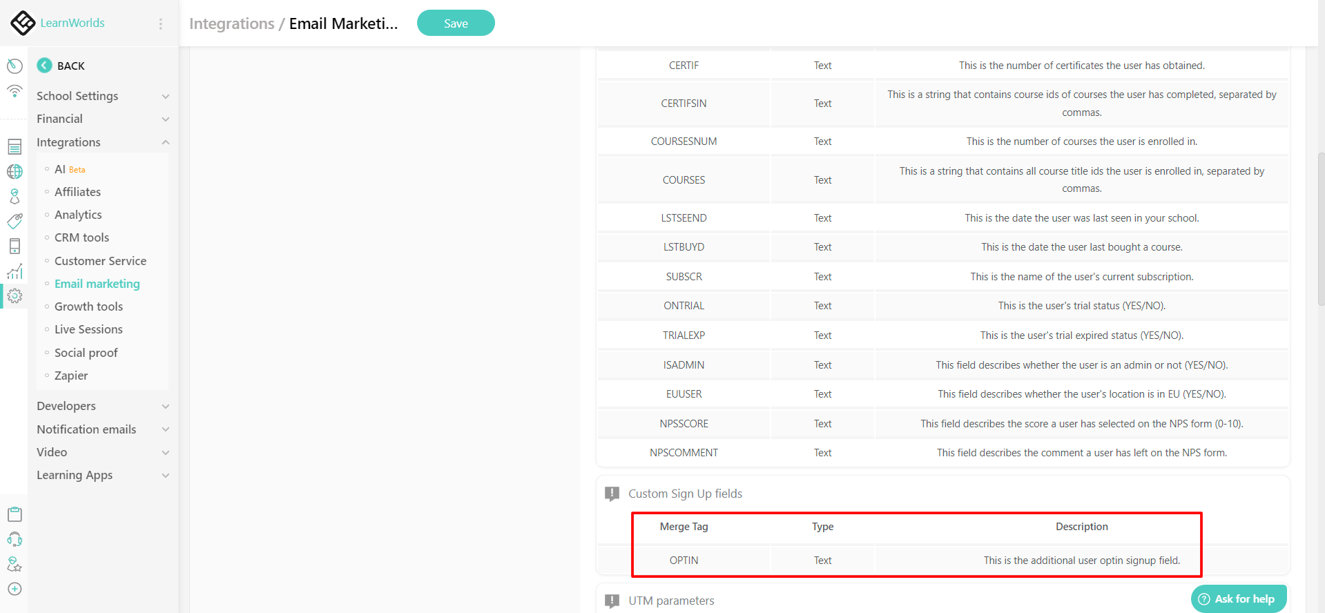 How to Integrate MailChimp with your LearnWorlds School : LearnWorlds Help Center
