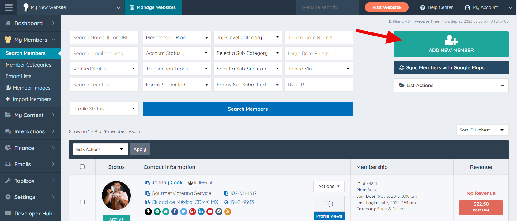 How To Add Members Manually Via The Admin | Brilliant Directories ...