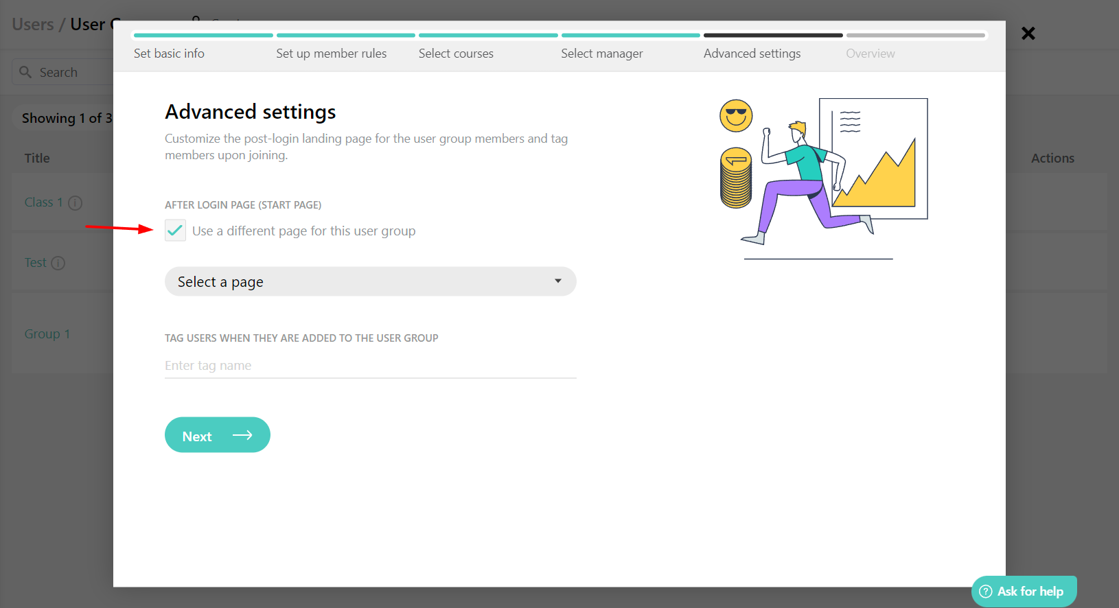 How to Create Multiple After Login Pages : LearnWorlds Help Center