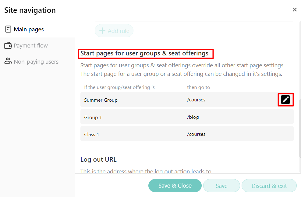 How to Create Multiple After Login Pages : LearnWorlds Help Center