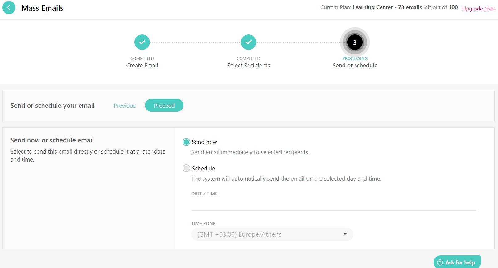 How to Mass Email your Users via LearnWorlds : LearnWorlds Help Center