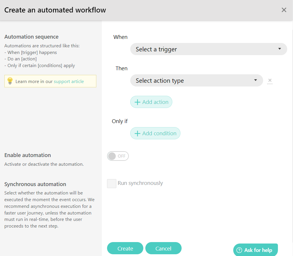 How to Set Up User Automations : LearnWorlds Help Center
