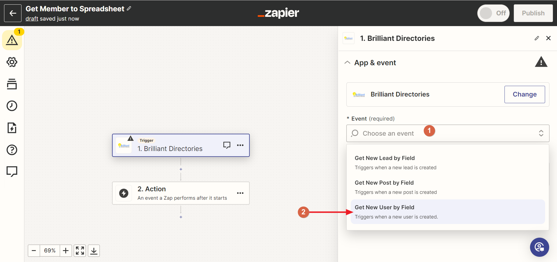 How to Use Zapier Triggers with the API | Brilliant Directories Documentation | BD Support