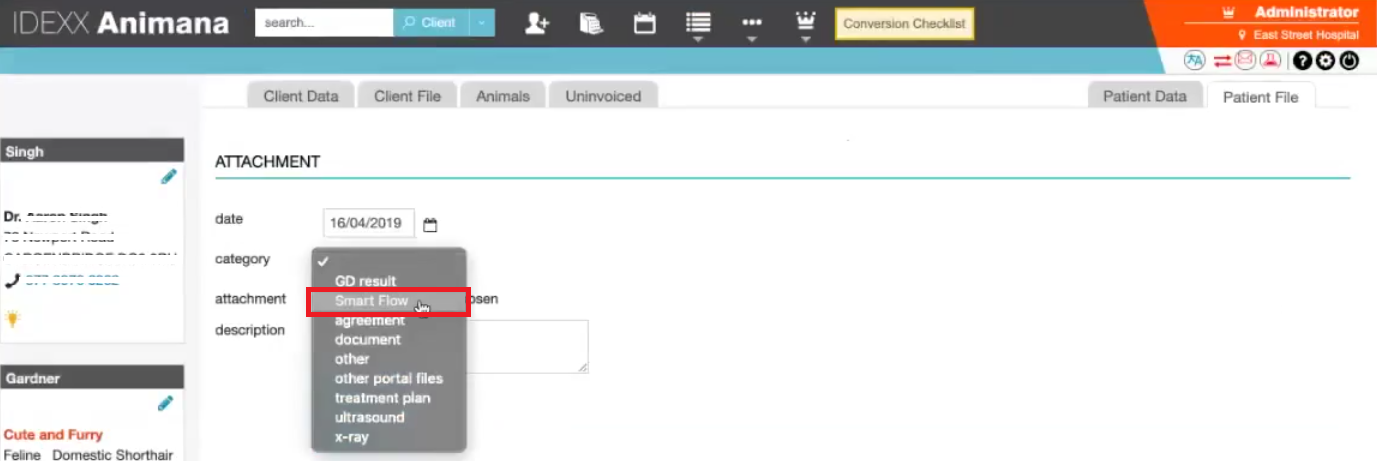How to upload Patient Records to IDEXX Animana? : IDEXX SmartFlow Support