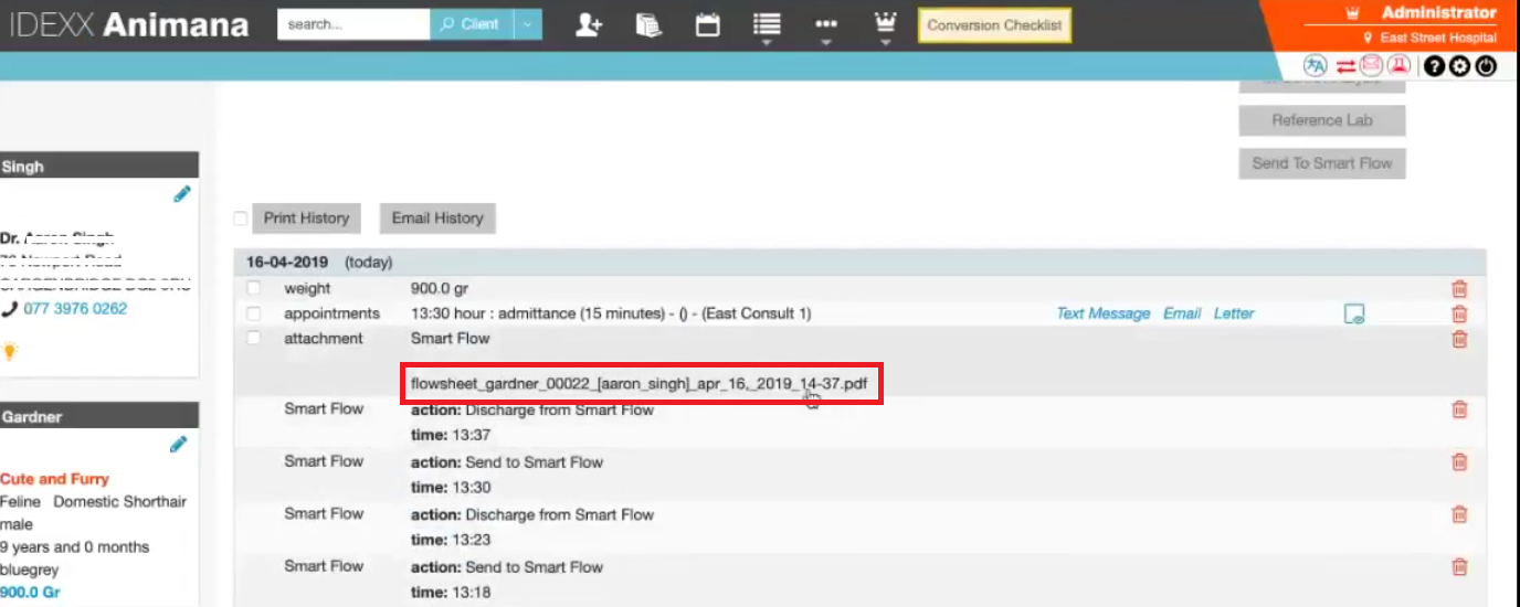 How to upload Patient Records to IDEXX Animana? : IDEXX SmartFlow Support