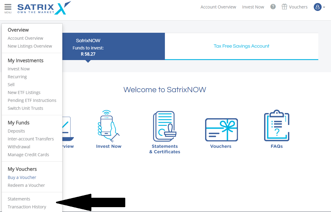 How do I get my SatrixNOW tax certificate? : Satrix Now