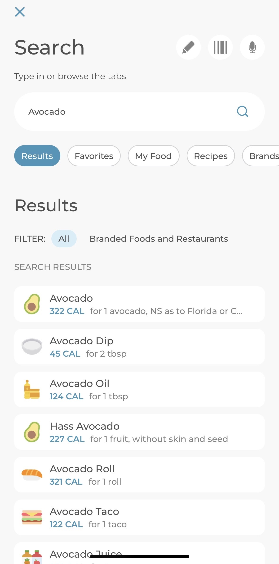 3.1/ Adding Foods: Food Search Bar : Healthi