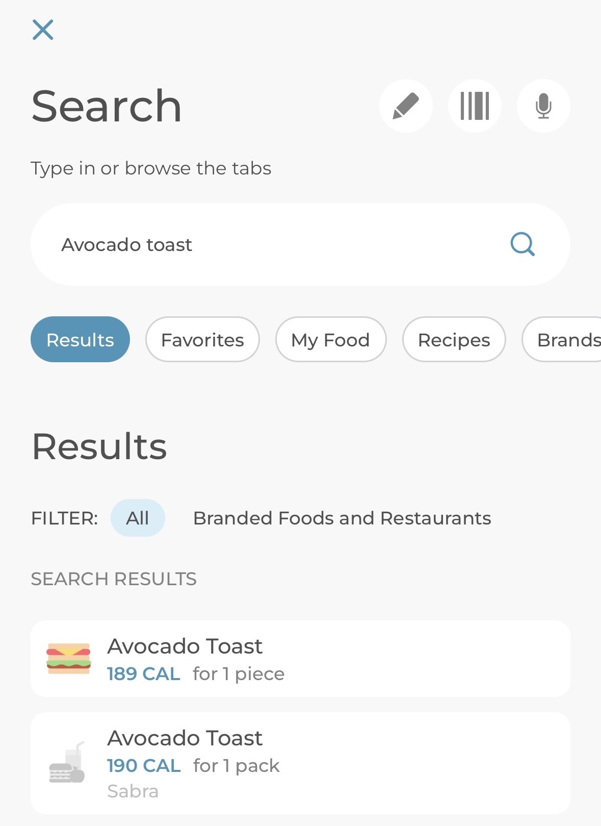 3.1/ Adding Foods: Food Search Bar : Healthi