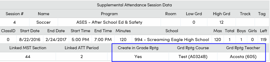 Grade Reporting Integration : Aeries Software