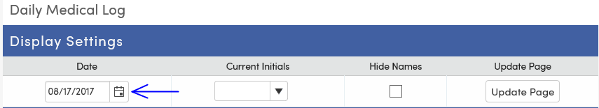 Daily Medical Log : Aeries Software