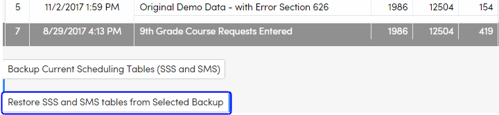 Scheduling Master Schedule Board : Aeries Software