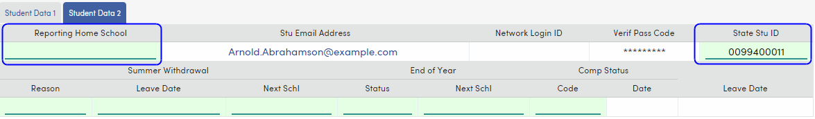 CALPADS in Aeries Basics - Student Data Fields : Aeries Software