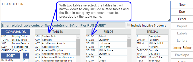 Session 270 - Advanced Query : Aeries Software