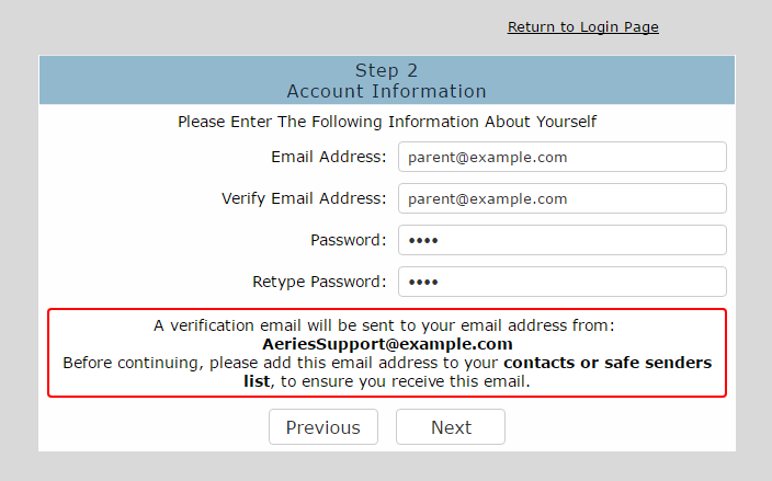 Creating Individual Portal Accounts : Aeries Software