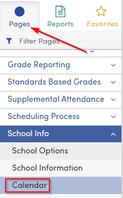 Create a Calendar : Aeries Software
