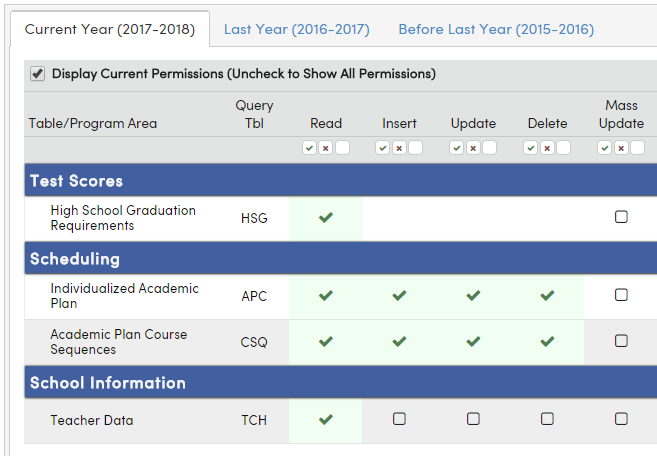 Academic Plan : Aeries Software