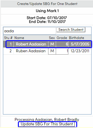 Standards Based Grade Reporting - Creating and Updating Grades : Aeries Software